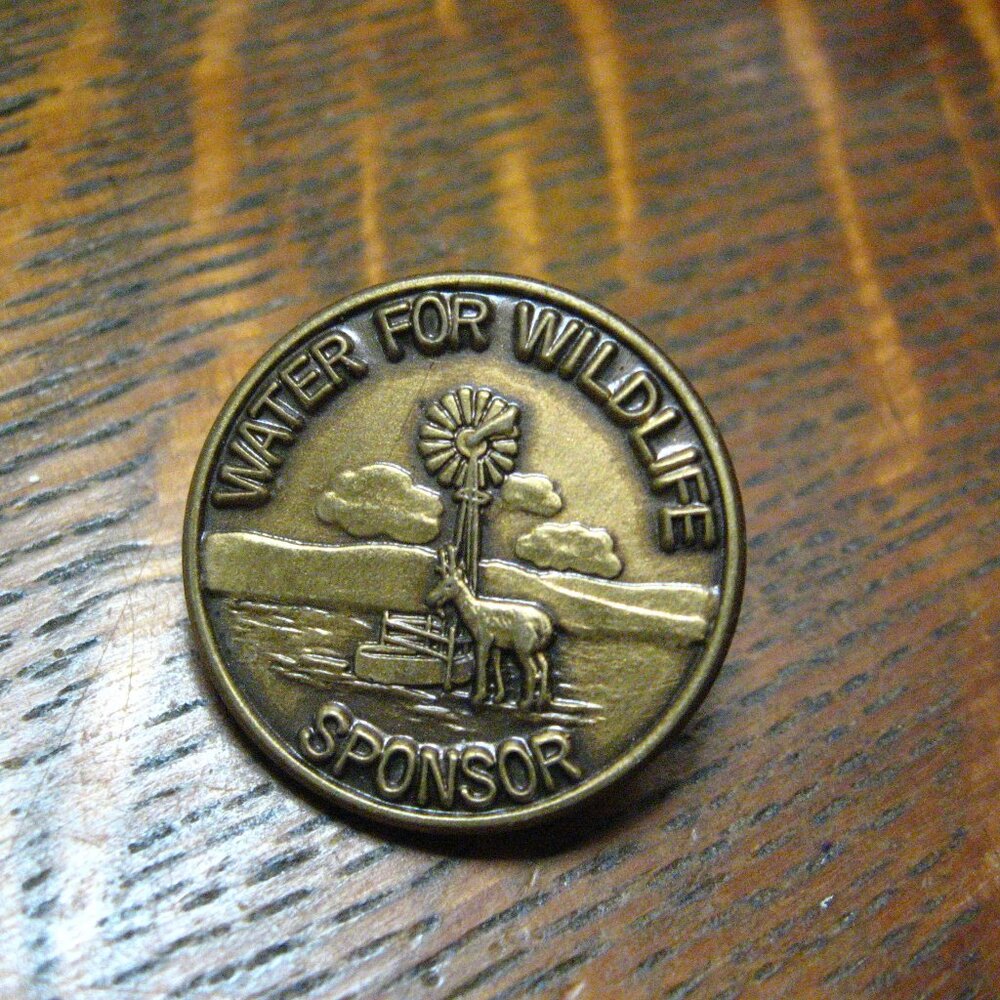 Water For Wildlife Foundation Sponsor Lapel Pin - Gem